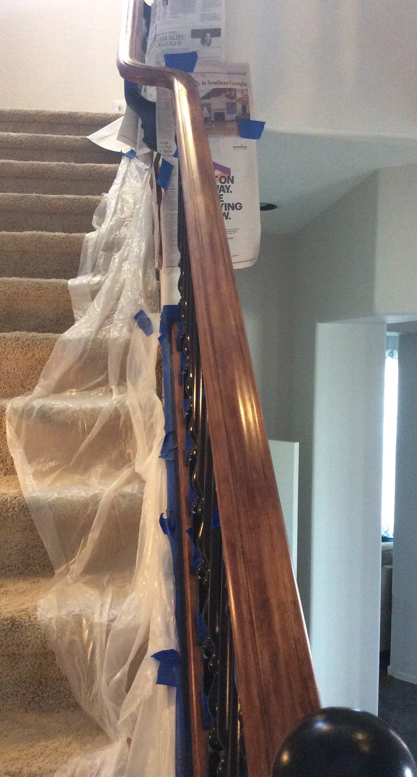stair rail redo Archives - B's Treehouse